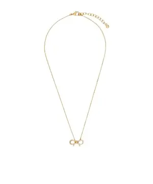 FERRAGAMO Vara Bow Pendant Necklace - Gold