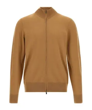 Hugo Boss Long-sleeve Knit Top - Brown