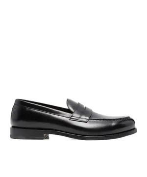 HENDERSON BARACCO Round-toe Loafers - Black