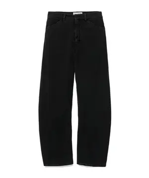 NILI LOTAN Barrel Leg Pants With Belt Loops