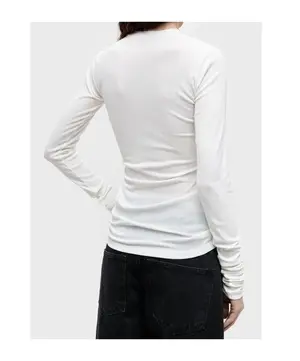 DARKPARK Camren Slim-fit Long Sleeve T-shirt - White