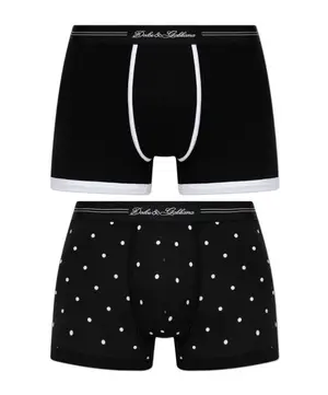 Dolce & Gabbana Dolce Gabbana Logo Detailed Pack Of Boxers - Multicolor