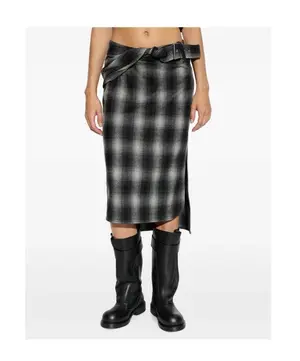 IRO PARIS Plaid Skirt
