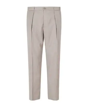 BRIGLIA 1949 Button-detail Casual Trousers - Beige