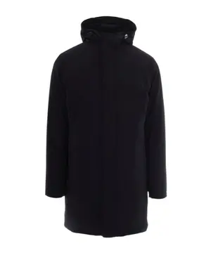 Herno Long-sleeved Stand-up Collar Jacket - Navy Blue