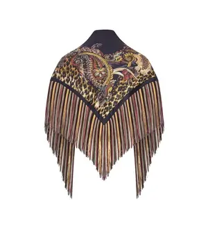 Etro Tasseled Square Scarf