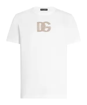 Dolce & Gabbana Cotton T-shirt With Patch - White