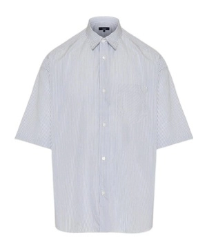 Comme Des Garçons Short-sleeved Shirt - White/navy