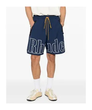 Rhude Drawstring Elastic-waist Shorts