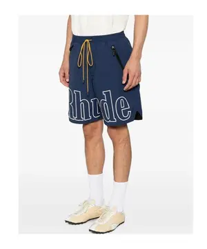 Rhude Drawstring Elastic-waist Shorts