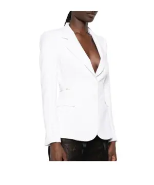 Elisabetta Franchi Notched Lapel Single-breasted Blazer