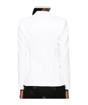 Elisabetta Franchi Notched Lapel Single-breasted Blazer