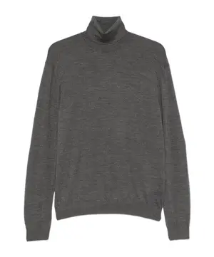 Malo Turtleneck Sweater - Grey