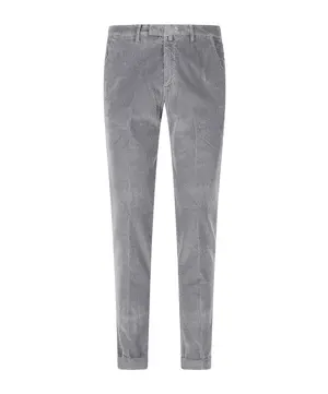 BRIGLIA 1949 Casual Trousers With Belt Loops - Gray