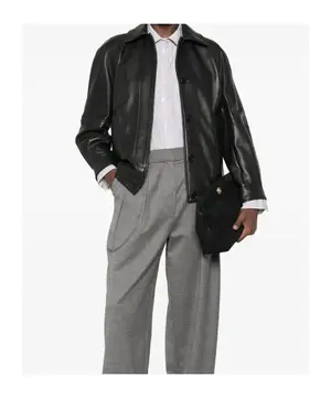 SALVATORE SANTORO Button-up Leather Jacket