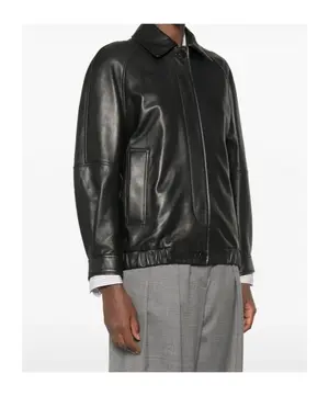 SALVATORE SANTORO Button-up Leather Jacket