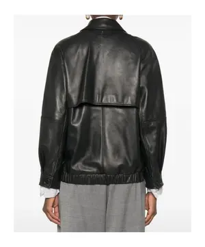 SALVATORE SANTORO Button-up Leather Jacket