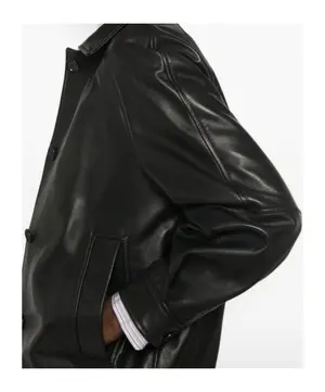 SALVATORE SANTORO Button-up Leather Jacket