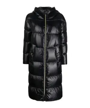 Herno Long-sleeve Hooded Down Jacket - Black