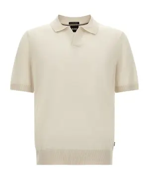 Hugo Boss H-lantoni Knitted Polo Shirt