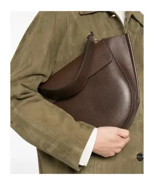WANDLER Flap Handbag - Dark Brown