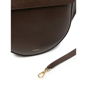 WANDLER Flap Handbag - Dark Brown