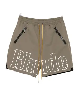 Rhude Drawstring Elastic-waist Shorts