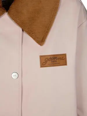 GANNI Collared Long-sleeved Casual Jacket