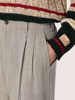 GOLDEN GOOSE Journey Relaxed Fit Pleated Trousers