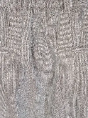 GOLDEN GOOSE Journey Relaxed Fit Pleated Trousers - Off-white