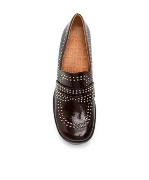 Chie Mihara Taleah Studded Leather Loafers