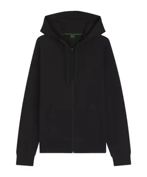 Hugo Boss Long-sleeved Hooded Sweatshirt - Black