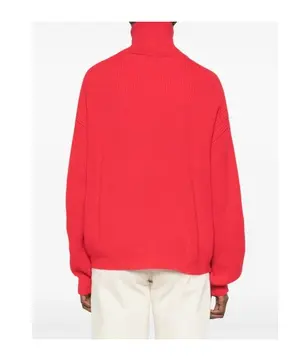 Malo Ribbed-knit Half-zip Sweater