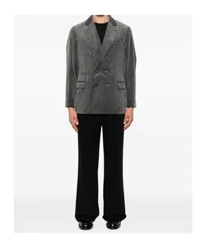 Brunello Cucinelli Double-breasted Corduroy Blazer
