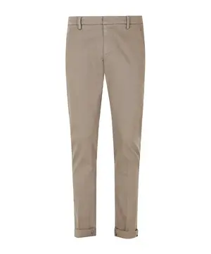DONDUP Tailored Trousers With Belt Loops - Nude