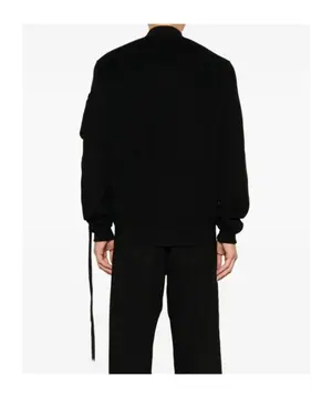 ANN DEMEULEMEESTER Dries Ribbed-trim Zip-up Bomber Jacket