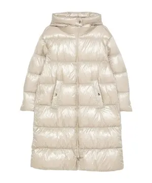 Herno Hooded Quilted Down Jacket - Beige