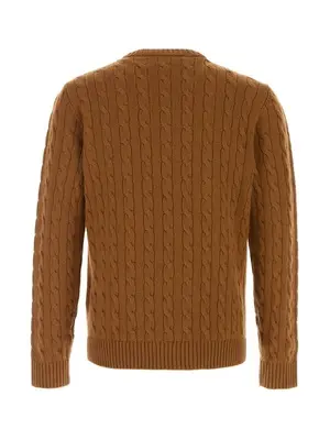 Valentino Garavani Vlogo Plaque Cable-knit Jumper