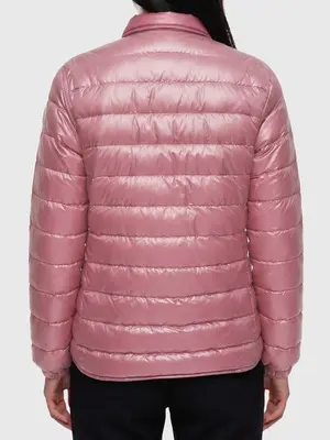Moncler Fouine Down Shirt Jacket - Pink