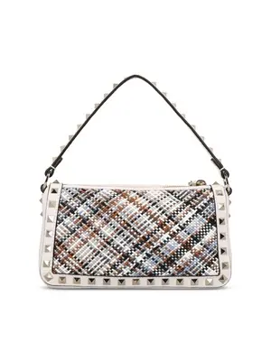 Valentino Garavani Studded Shoulder Bag - White