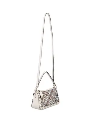 Valentino Garavani Studded Shoulder Bag - White