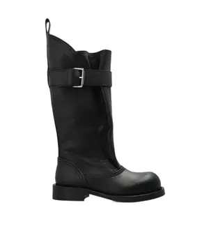IRO PARIS Round-toe Short Boots - Black