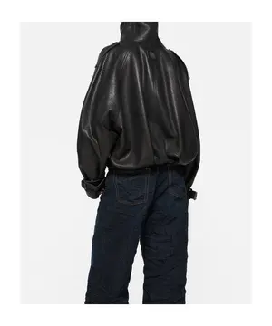 Acne Studios Double Breasted Leather Jacket
