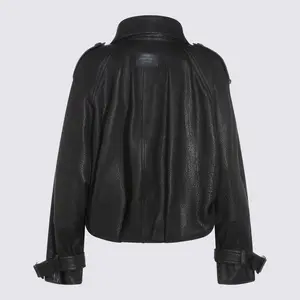 Acne Studios Double Breasted Leather Jacket