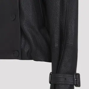Acne Studios Double Breasted Leather Jacket