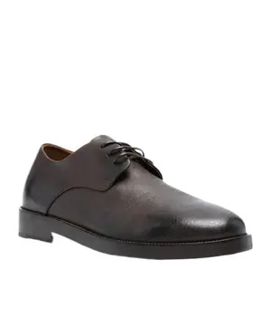 Marsèll Lace-up Leather Derby With Low Block Heel
