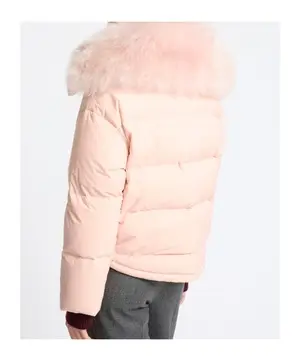 YVES SALOMON Shearling-trim Down Jacket