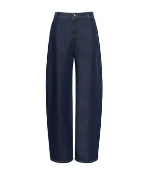 Max Mara Belt-loop Jeans - Navy Blue