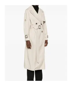 Max Mara Collared Long-sleeved Trench Coat