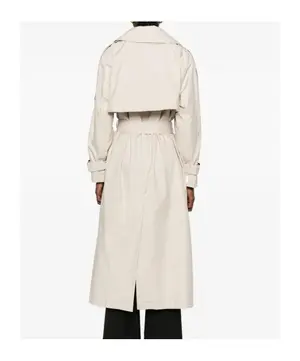 Max Mara Collared Long-sleeved Trench Coat
